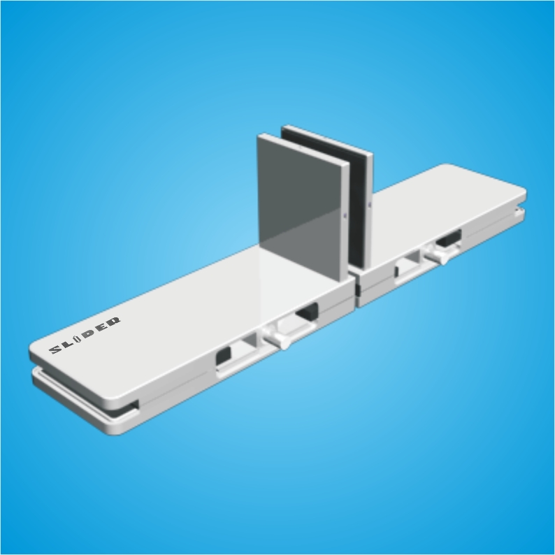Glass Patch Fittings, Patch Fittings For Glass Doors- Slider Bearing